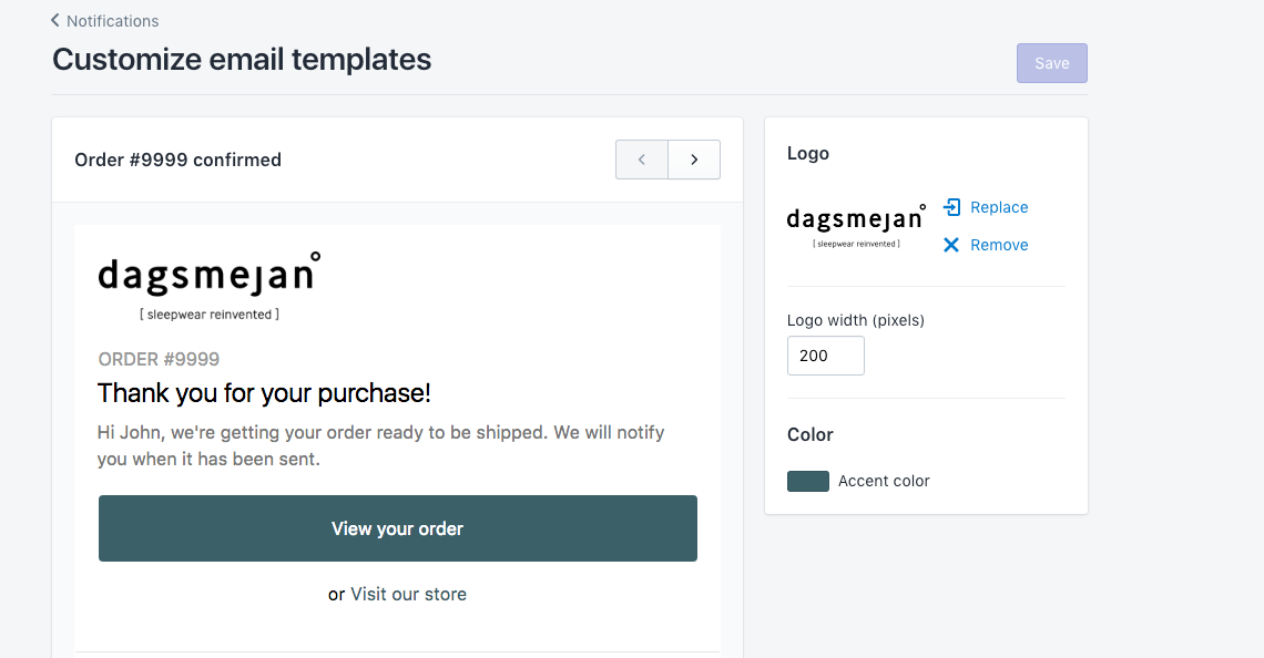How To Edit Shopify Email Notification Templates Shopped Email